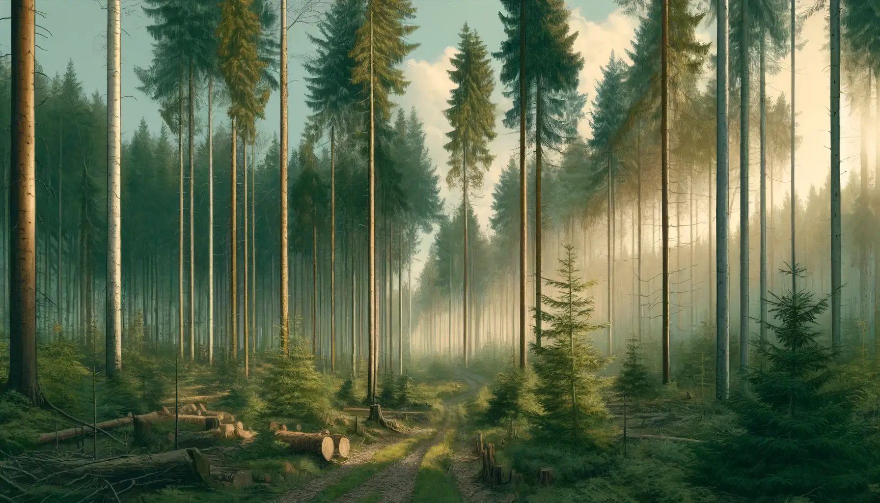 Första gallring: Guide för dig som ska gallra tall, björk eller gran